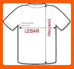 UKURAN – GROSIR KAOS POLOS PALING MURAH DAN LENGKAP