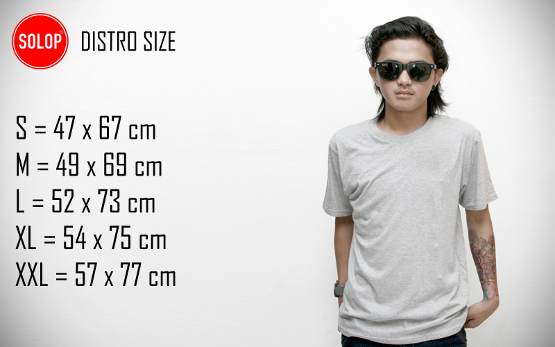UKURAN – GROSIR KAOS POLOS PALING MURAH DAN LENGKAP