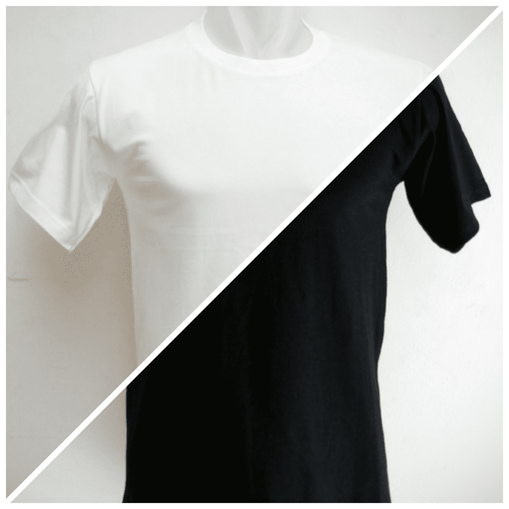 Memaksimalkan Kaos Polos Hitam dan Putih untuk Design Kaos Minimalis ...
